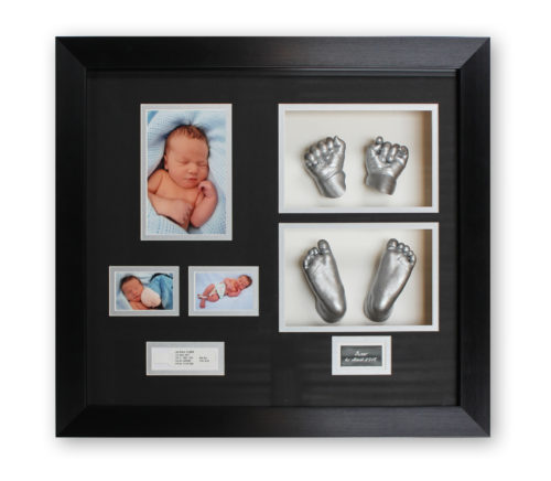 Framed Baby Cast - Both Pairs of Hands and Feet | Frames, Studio Castings